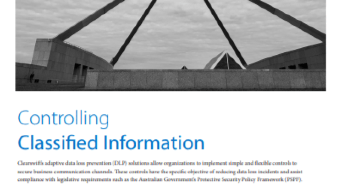 Controlling Classified Information | Guide